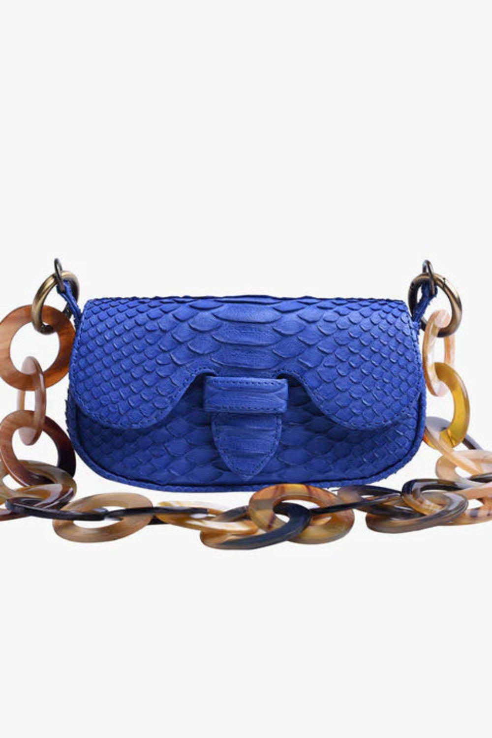 Alicia Baby Python Electric Blue – CURIO at Faena Bazaar