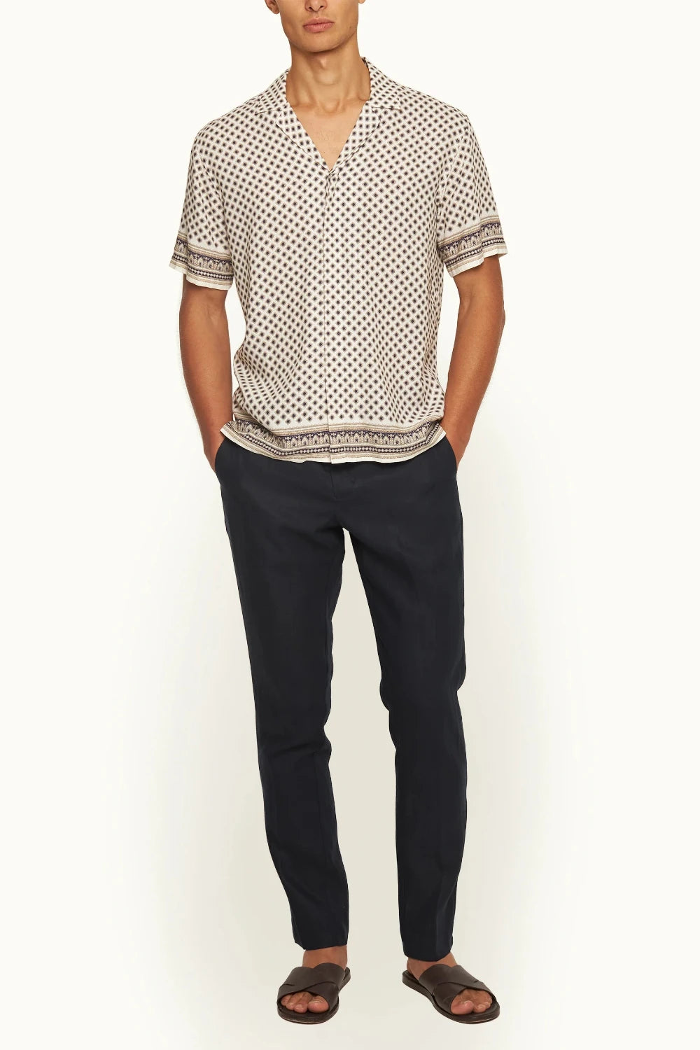 Griffon Italian Linen Night Iris Pant – CURIO at Faena Bazaar