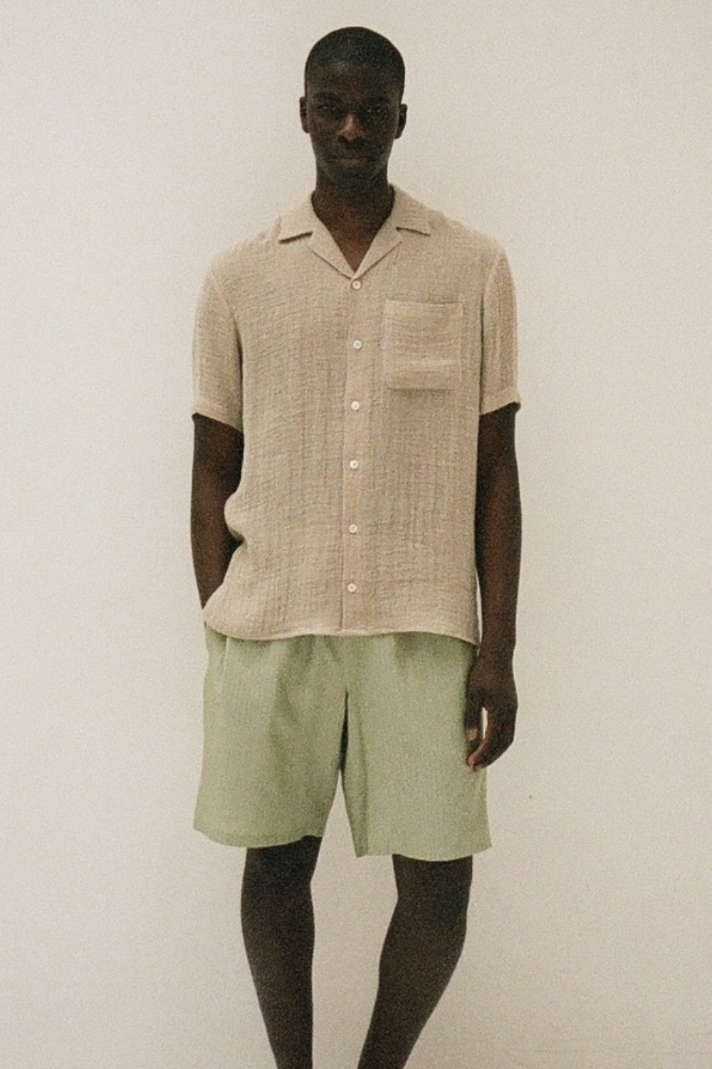 Botad Linen Gauze Shirt Natural – CURIO at Faena Bazaar