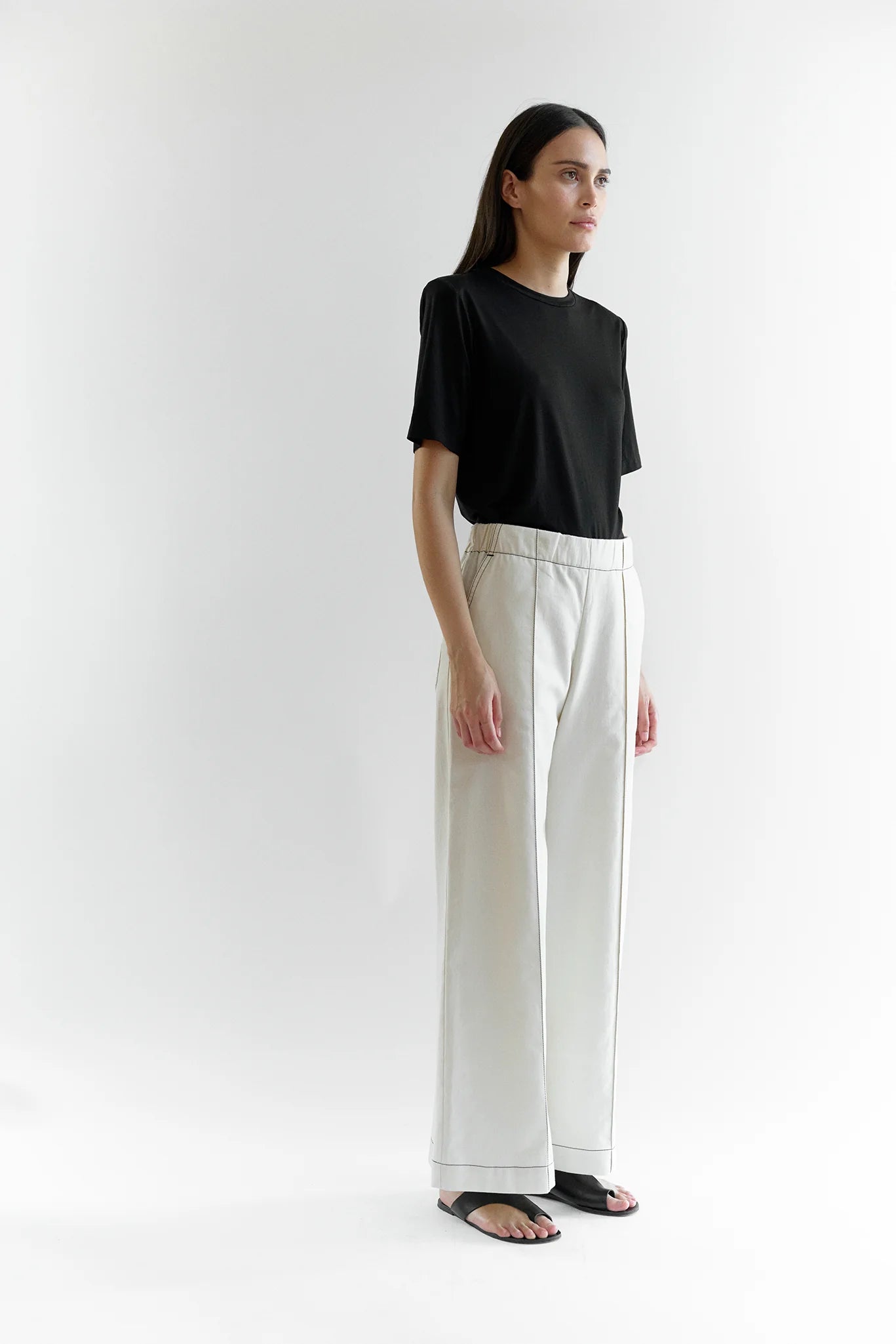 Stella Japanese Denim Trouser Ivory – CURIO at Faena Bazaar