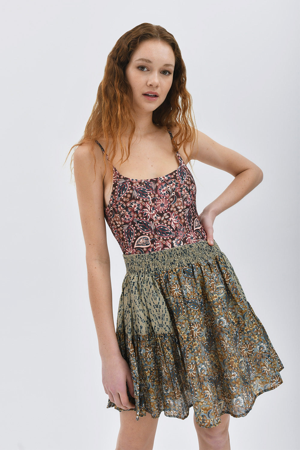 CHUFY Femi Skirt WOMEN'S SKIRTS Siwa Brown – CURIO at Faena Bazaar